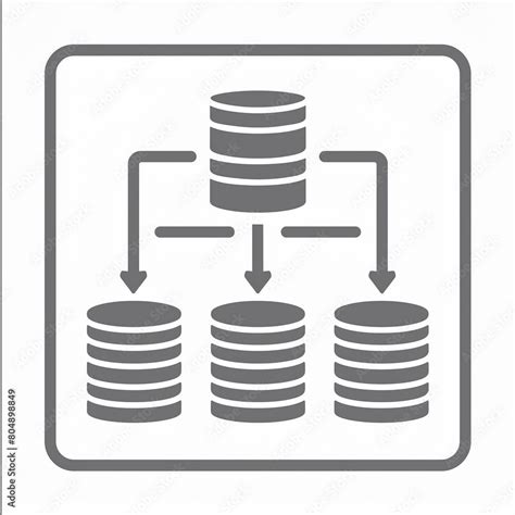 Chart Of Accounts Database Icon Accounting Business Database