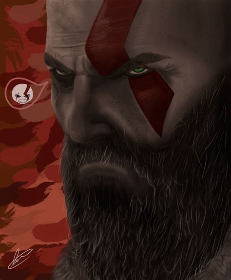 Angry Kratos By Dryart26 On Deviantart