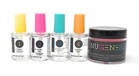 Nugenesis Easy Nail Dip Starter Kit Nu 211 Bananarama Neon Max