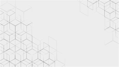 4k 3d Blocks Cgi Monochrome Square Pattern Minimalism White