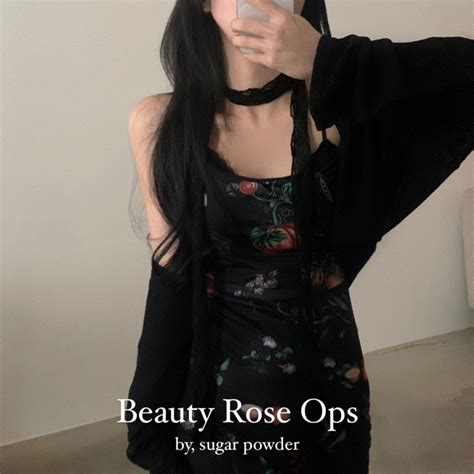 슈가파우더 오늘만특가🖤키치무드 레드베리 슬립 나시 뷔스티에 미니원피스