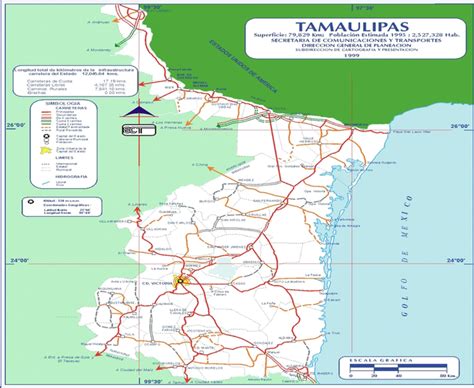 Vias De Comunicacion Tamaulipas Region Altiplano