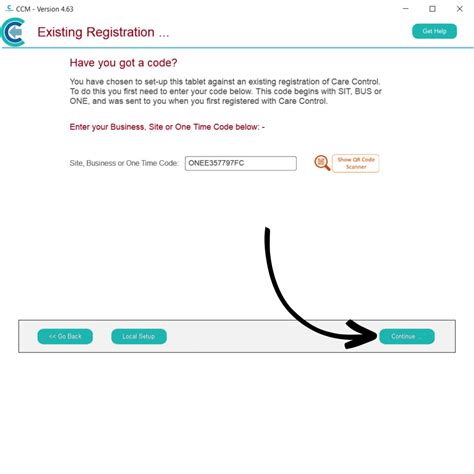 One Time Codes On Mobile Care Control Learning Hub