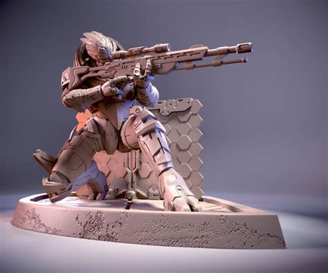 Artstation Mass Effect Fanart Garrus Vakarian 3d Print Figurine