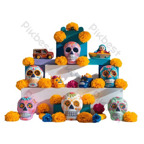 Day Of The Dead Celebration Png Images Png Free Download Pikbest