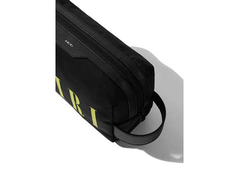 Amiri Nylon Dopp Kit Case Black Mens Pfw22 Us