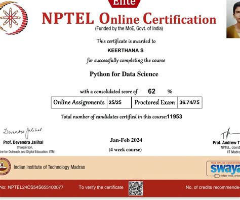 Nptel Data Keerthana S