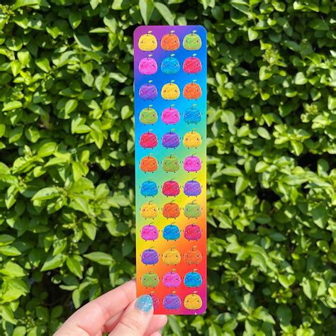 4pc Rainbow Junimo And Chicken Bookmark Set Sdv Cozy Gamer Vibes