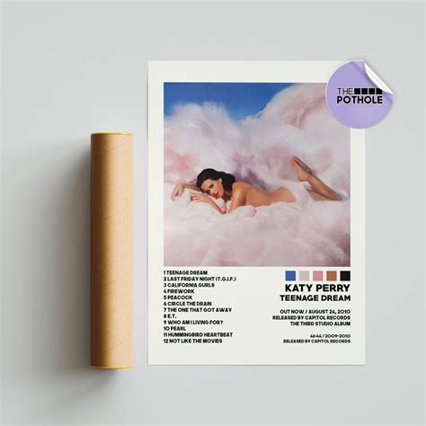Katy Perry Posters Teenage Dream Poster Album Cover Poster Poster