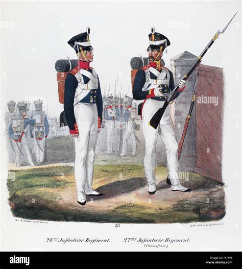Prussian Soldiers 1830 Nsoldier Of The 26th Infantry Regiment With