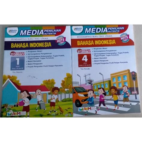 Jual Buku Bahasa Indonesia Media Penilaian Autentik Kurikulum Merdeka