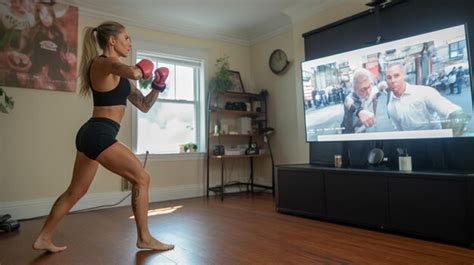 Premium Ai Image Female Fitness Instructor Teaching A Class