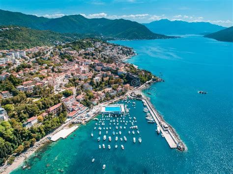 Herceg Novi Aerial View On City Montenegro Stock Image Image Of
