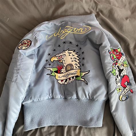 Vintage Ed Hardy Puffer Jacket Immaculate Depop