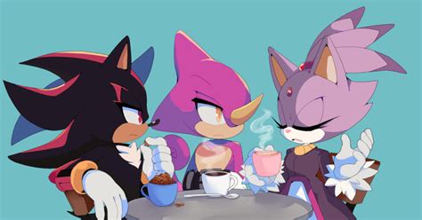 Shadow The Hedgehog Blaze The Cat And Espio The Chameleon Sonic