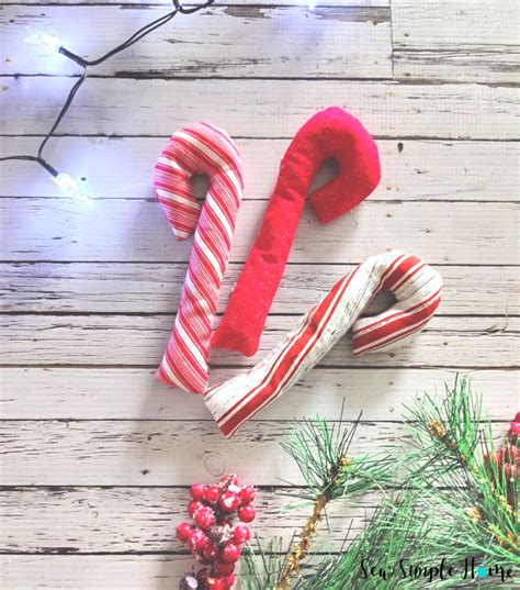 Whimsical Candy Cane Sewing Pattern Sew Simple Home