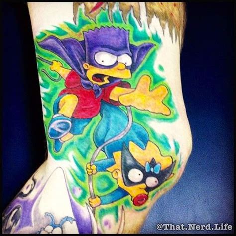 Bart Simpson Nirvana Tattoos
