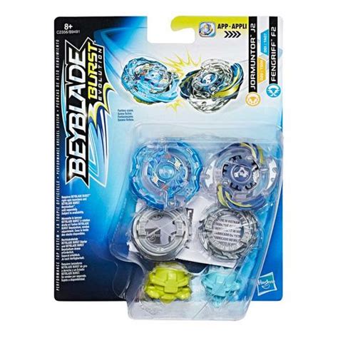 Beyblade Burst Dual Jormuntor J2 And Fengriff F2 Hasbro Em Promoção Na Americanas