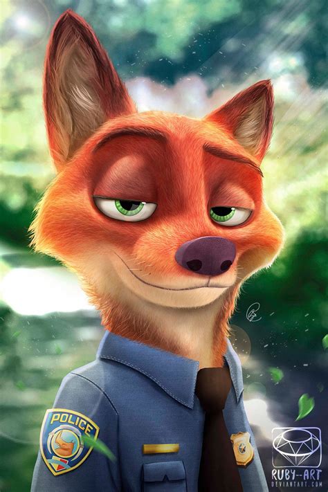 Zootopia Nick Wilde By Ruby On Deviantart