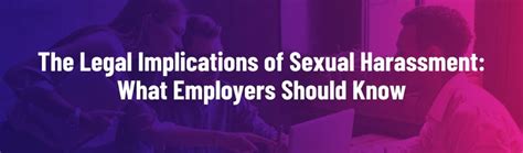 The Legal Implications Of Sexual Harassment 360training