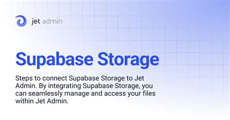 Supabase Storage User Guide