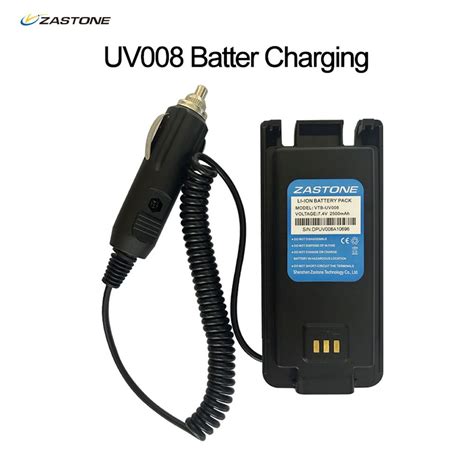 Zastone Uv008 Walkie Talkie Battery Eliminator For Gps Radio 12v Car