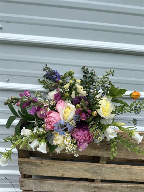 Foxglove Bouquet Spray Carnations Bulk Foxglove And Peony