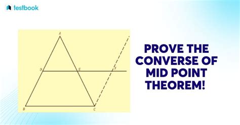 Midpoint Theorem Mid Point Theorem Statement Proof Converse