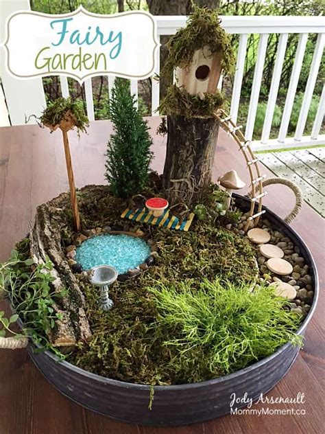 How To Make A Fairy Garden Affordably Mommy Moment