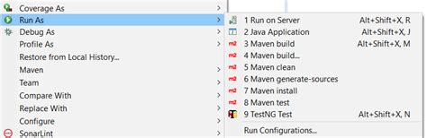 Eclipse Run As Testng Is Missing Stack Overflow
