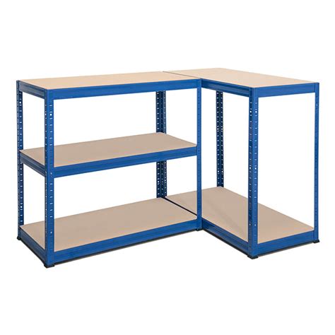 1x Storalex Vrs Industrial Shelving Unit 2130mm High 200280kg Blue