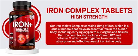 Gentle Iron Tablets Complex Enriched With B12 And Vitamin C Iron