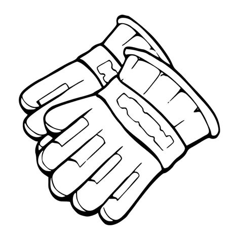 Free Printable Gloves Coloring Page Download Print Or Color Online For Free
