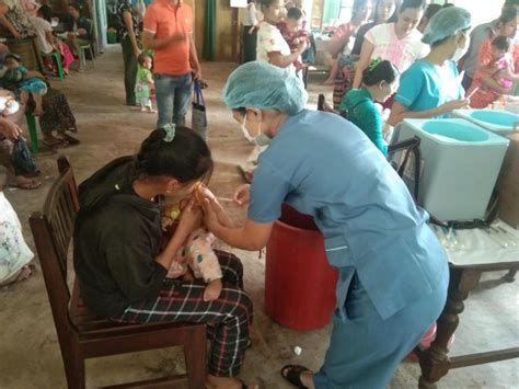 ဘီးလင်းမြို့နယ်တွင် မွေးကင်းစမှ အသက်၂နှစ်အောက် ကလေးနှင့် ကိုယ်ဝန်ဆောင