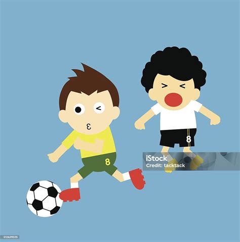 Sport Football Players Vector Cartoon Stock Illustration Download