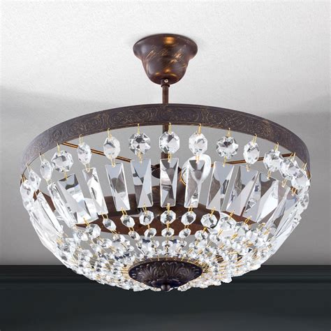Arila Ceiling Light Crystal Chains Ø 40 Cm Lights Ie