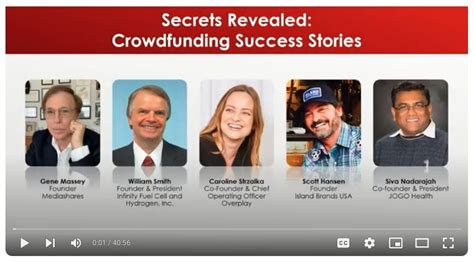 Secrets To Success More From The The Reg A And Crowdfunding Conference