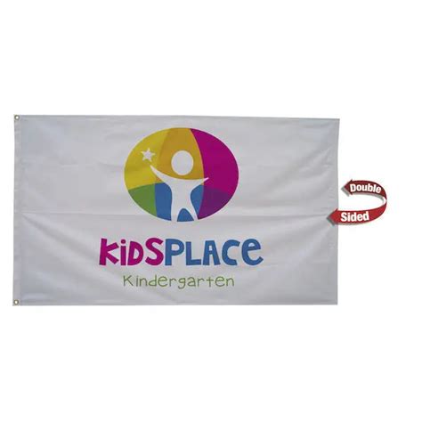 Custom Printed Flags Double Sided Evangeline Specialties