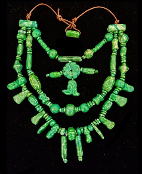 Jade Imperial Maya Joyas Antiguas Mayas Collares Precolombinos