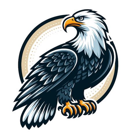 Premium Vector A Majestic Eagle Cartoons Logo Vector Generated Ai
