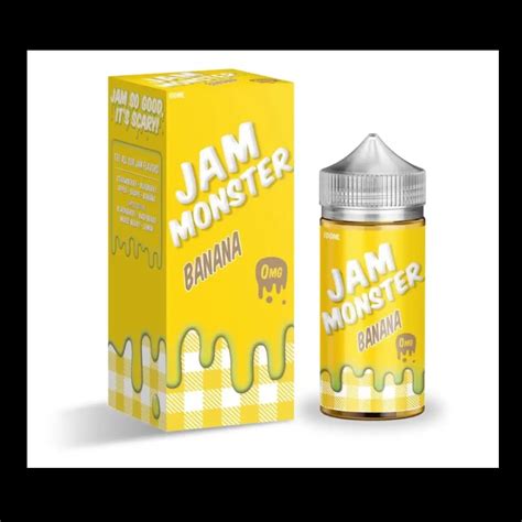 Discover The Sweet Sensation Banana Jam Monster E Liquid Jam Monster