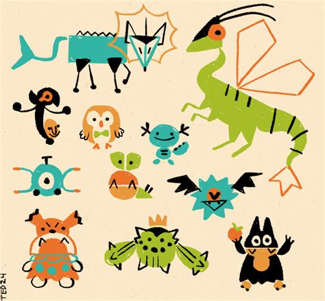 Ed Emberley Pokemon Corantus On Tumblr