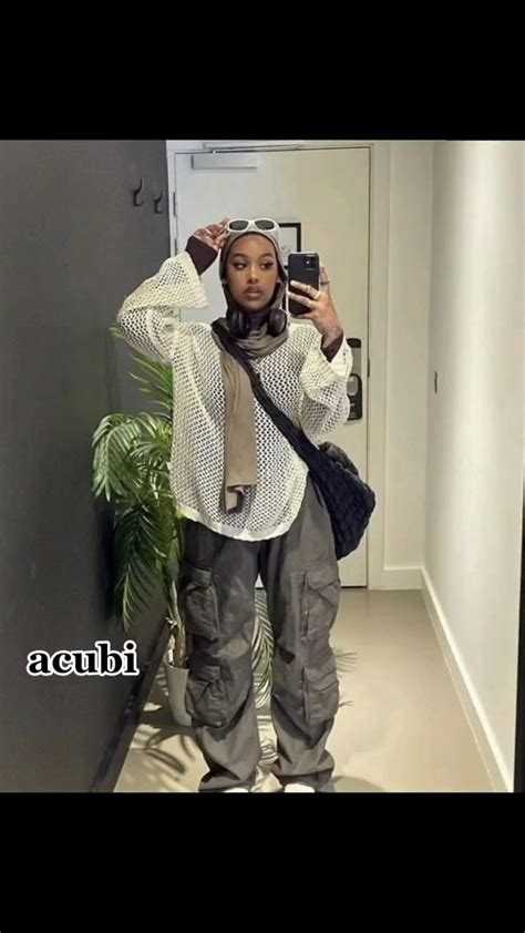 Acubi Style Hijab Fashion Modest Streetwear Hijabi Streetwear