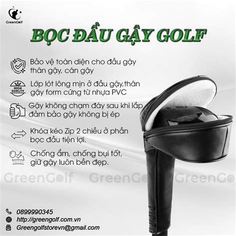Túi Bọc Đầu Gậy Cao Cấp Gg909
