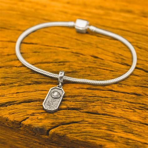 Skive Jewelry Berloque Rose Prata