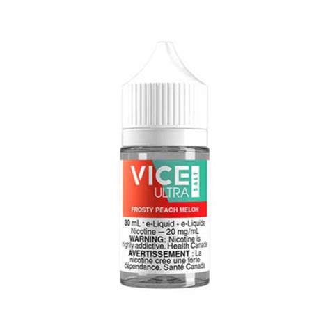 Vice Ultra 30 Ml Salt Frosty Peach Melon Prime Vape