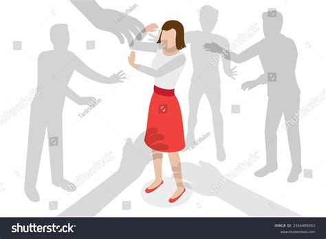 3d Isometric Flat Conceptual Illustration Sexual Stock Illustration