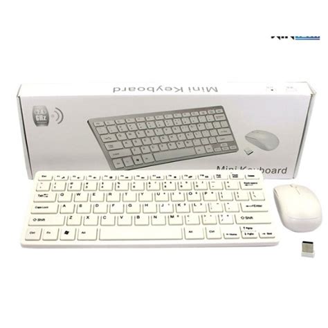 Jual Combo Keyboard Mouse Wirelles Mini Keyboard Wireless Black And White Indonesia Shopee