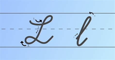 Cursive Letter L