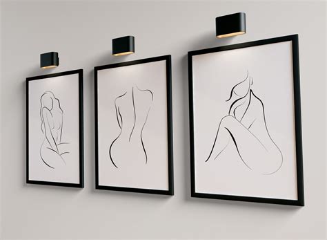 Bedroom Wall Prints Set Of Wall Prints Minimalist Wall Etsy